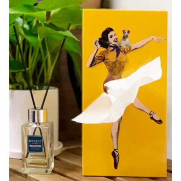 Tissue Box Holder | Bath | Playable Fashionable Classy Girl Tissue Box ...